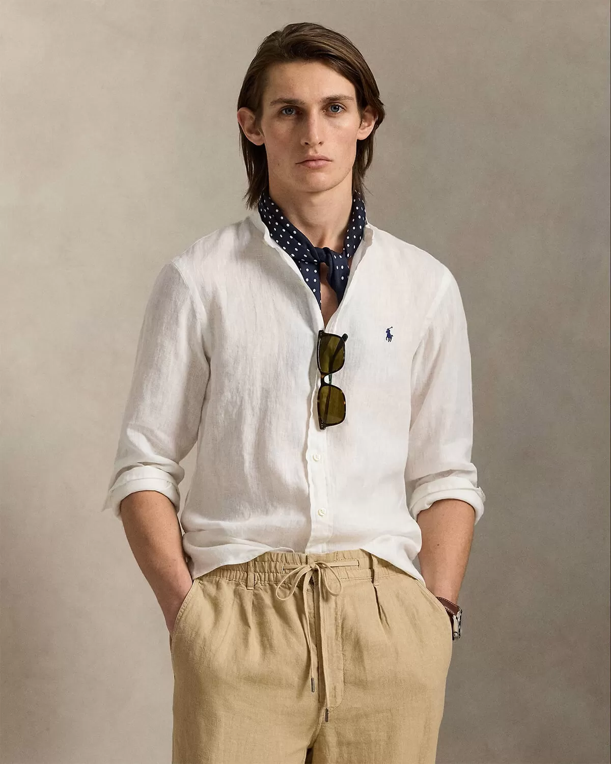 Ανδρικό Μακρυμάνικο Πουκάμισο Polo Ralph Lauren - Slpsbbndppcs-Sport
