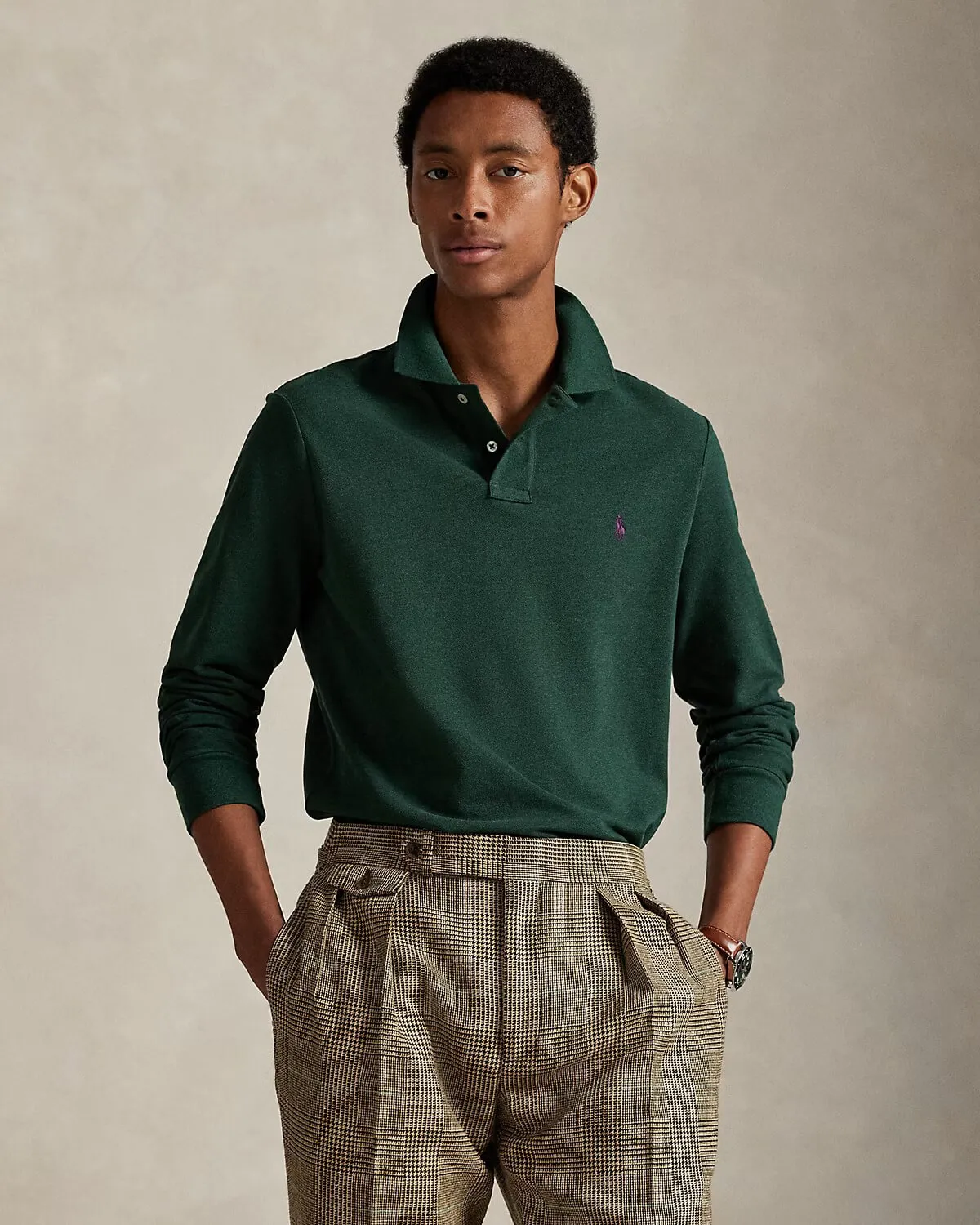 Ανδρική Μακρυμάνικη Μπλούζα Polo Ralph Lauren - Lskccmslm2 Green ...