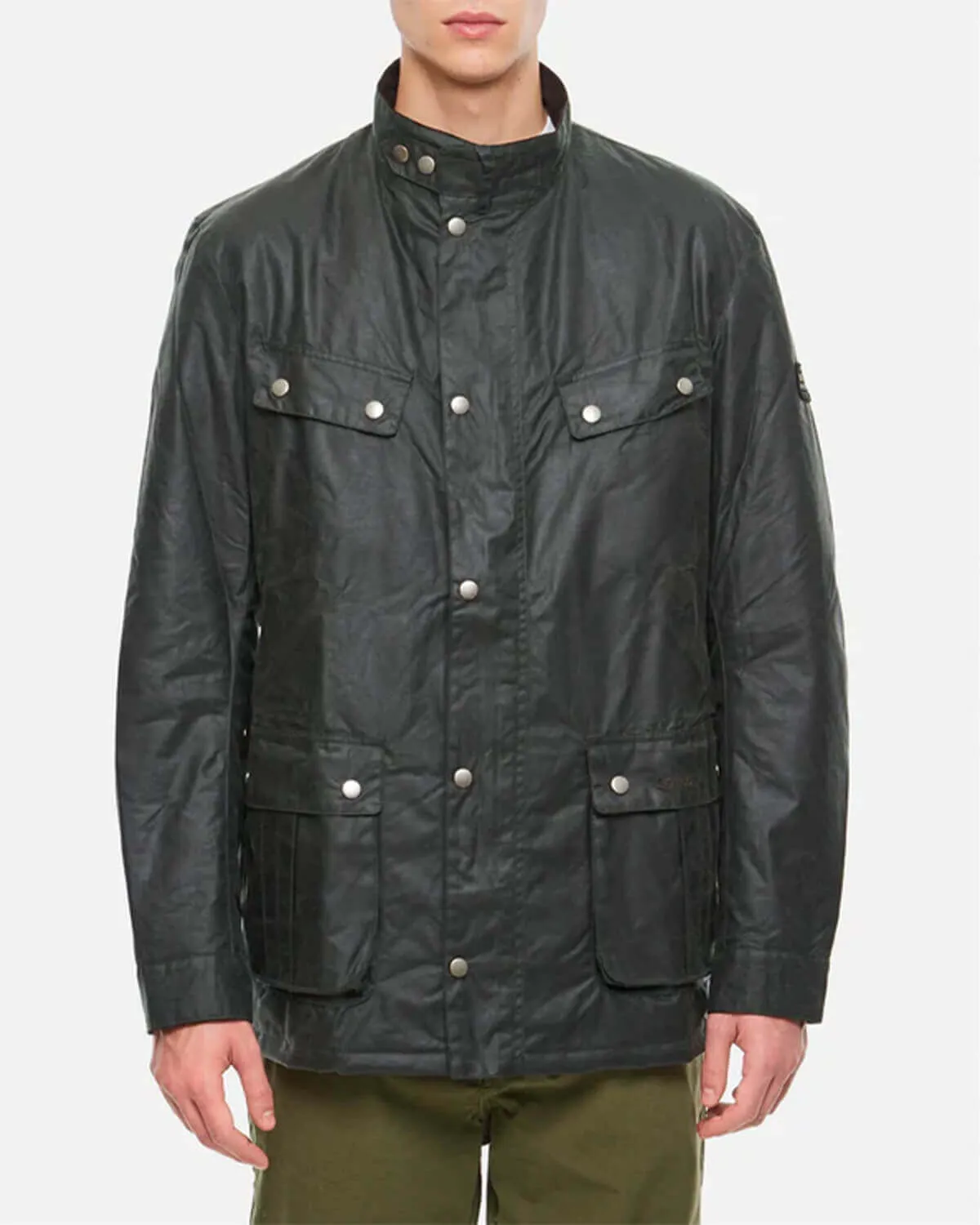 Ανδρικό Κερωμένο Jacket Barbour - B.Intl Duke Green | Favela.gr